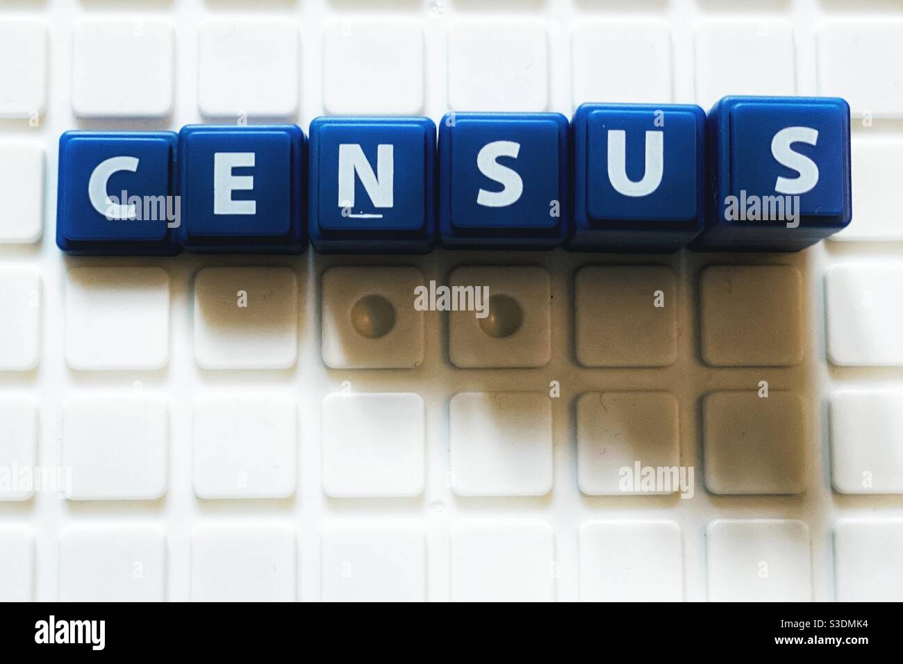 Census letters hi-res stock photography and images - Alamy