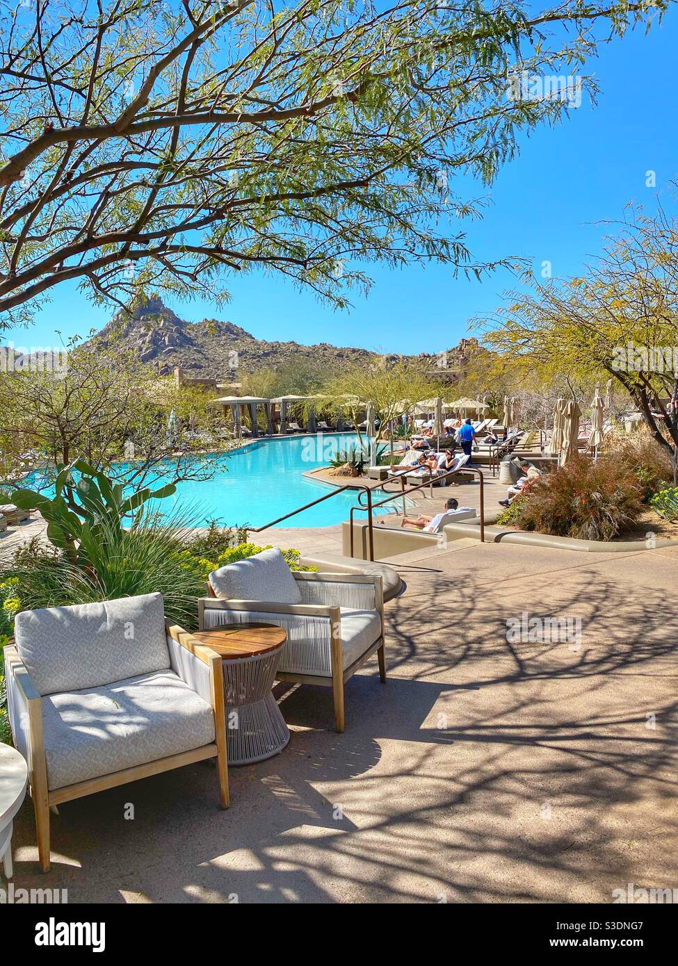 Desert resort hi-res stock photography and images - Alamy