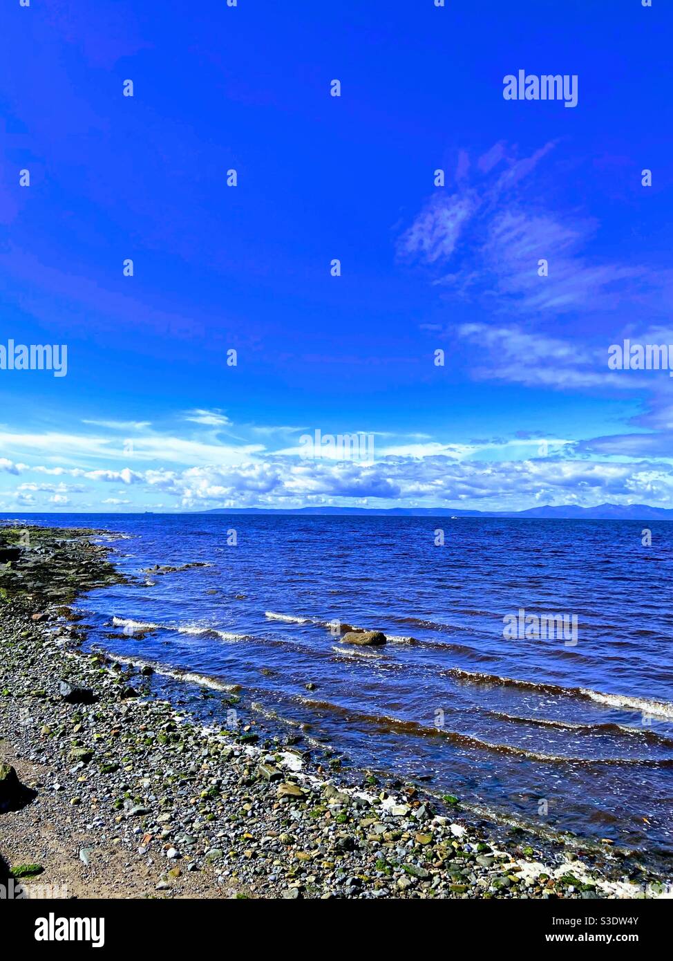 Beach in Prestwick, Scotland Stock Photo - Alamy