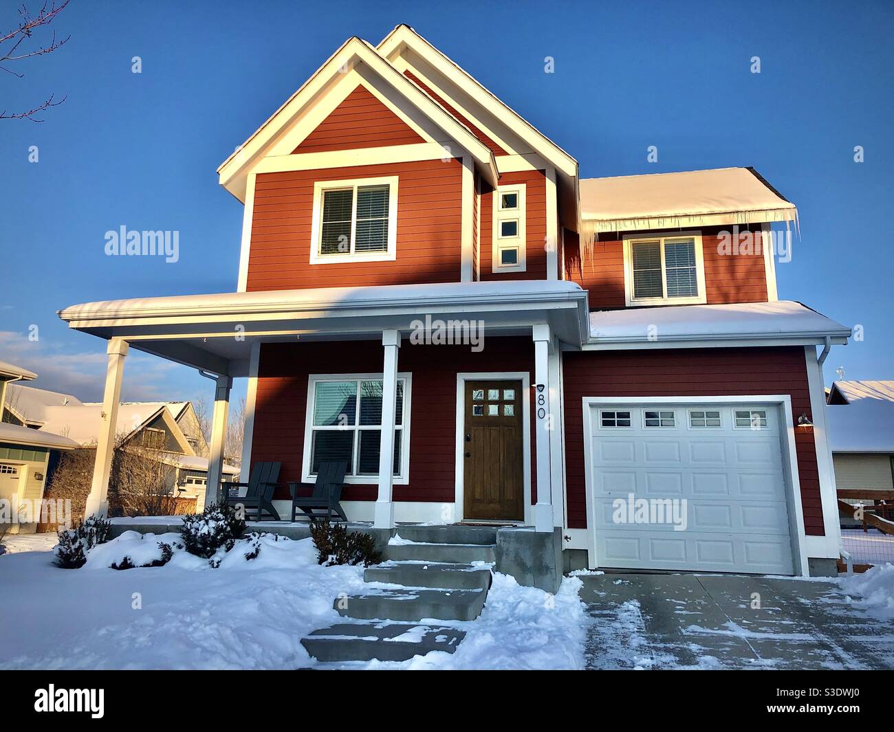 Red Farmhouse High Resolution Stock Photography and Images - Alamy