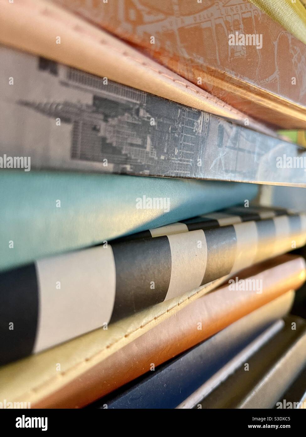 Stack of journals hi-res stock photography and images - Alamy