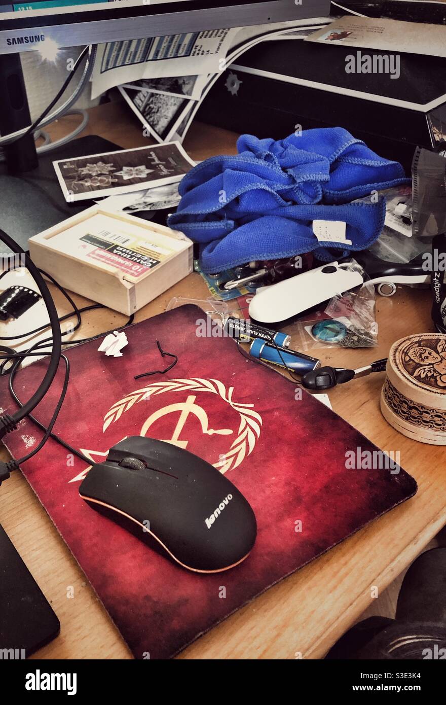 Mouse mat on top hi-res stock photography and images - Alamy