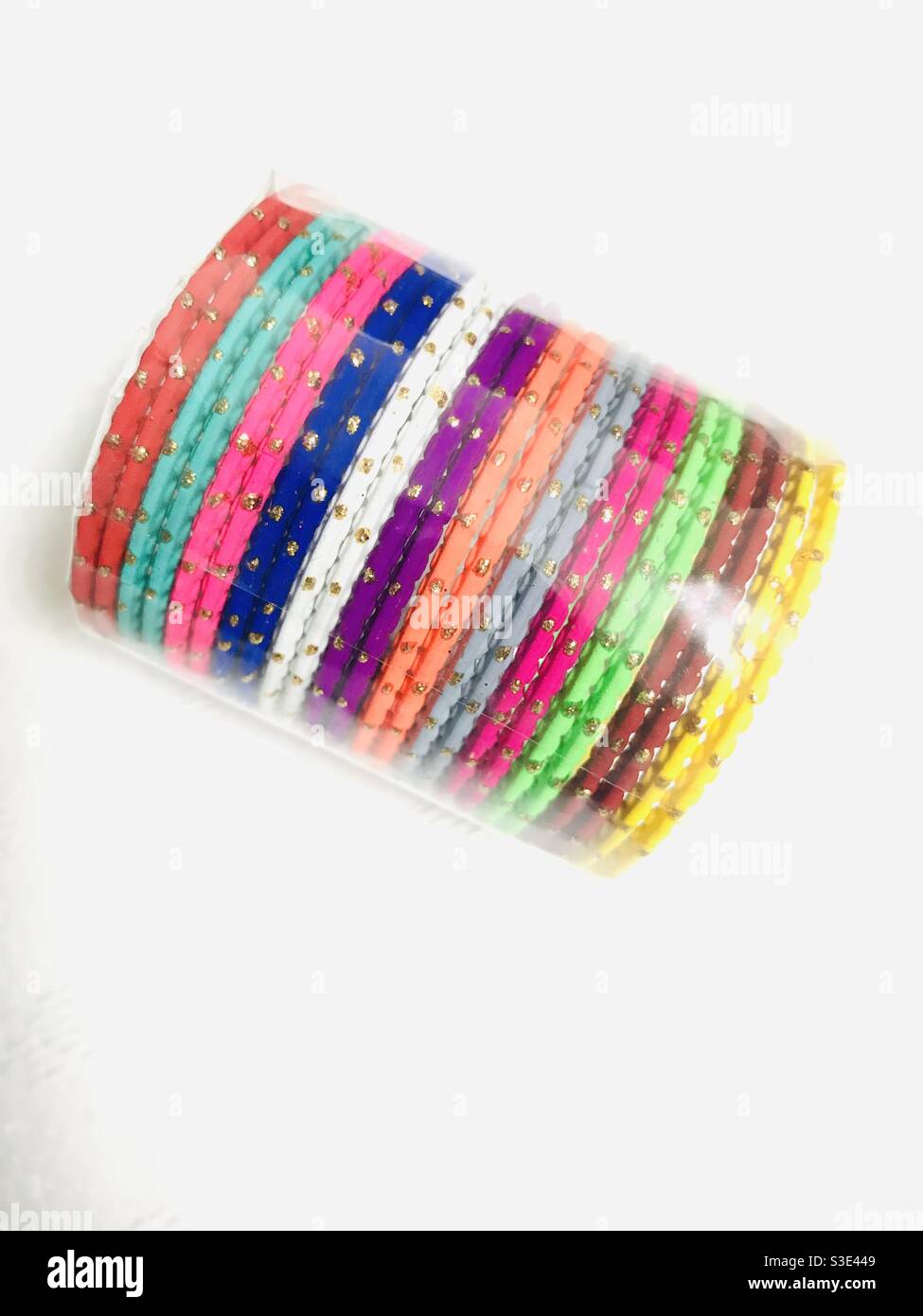 Bangles bought for small kid - Indian bangle Stock Photo - Alamy