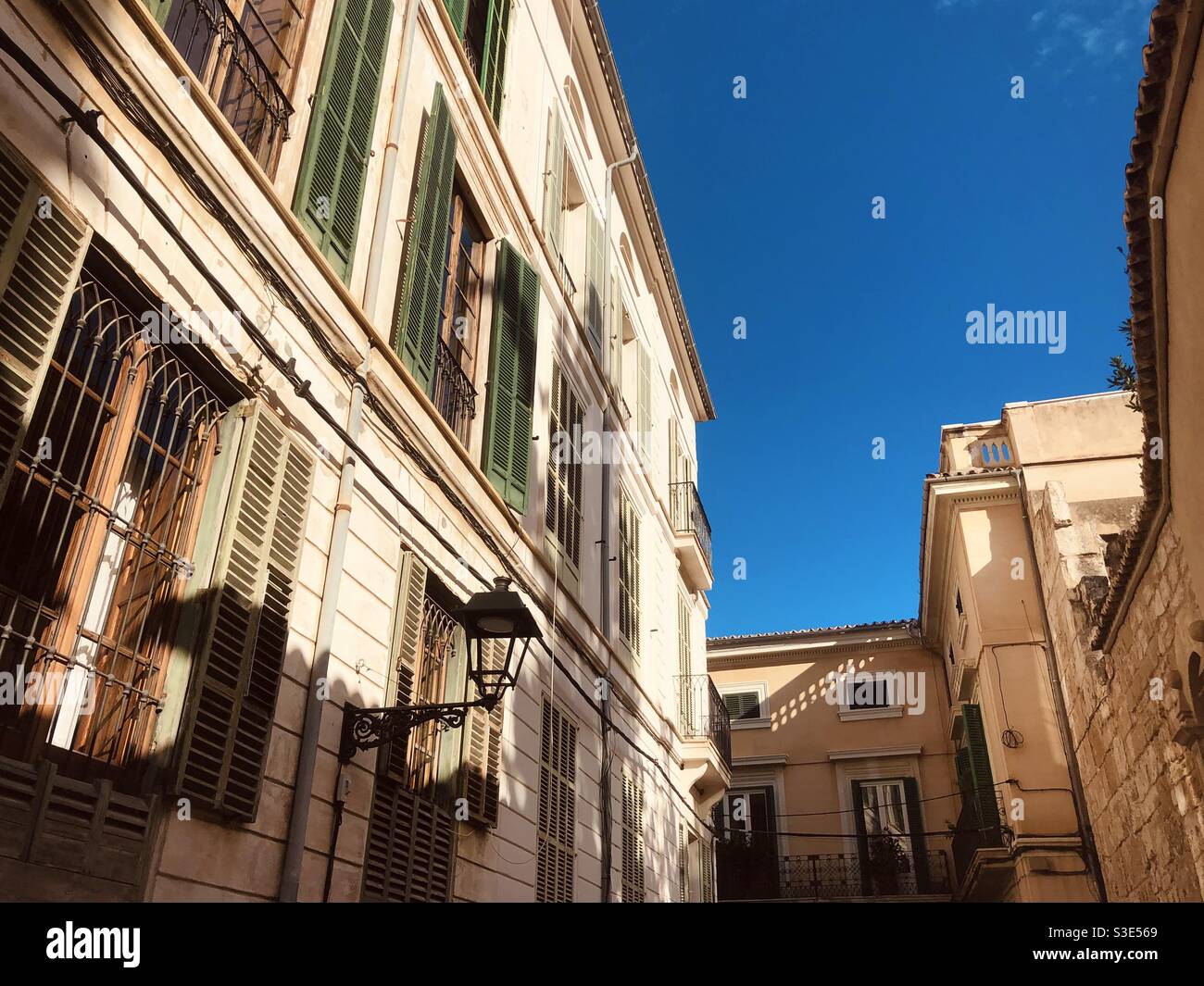 Old city center Palma de Mallorca Stock Photo - Alamy