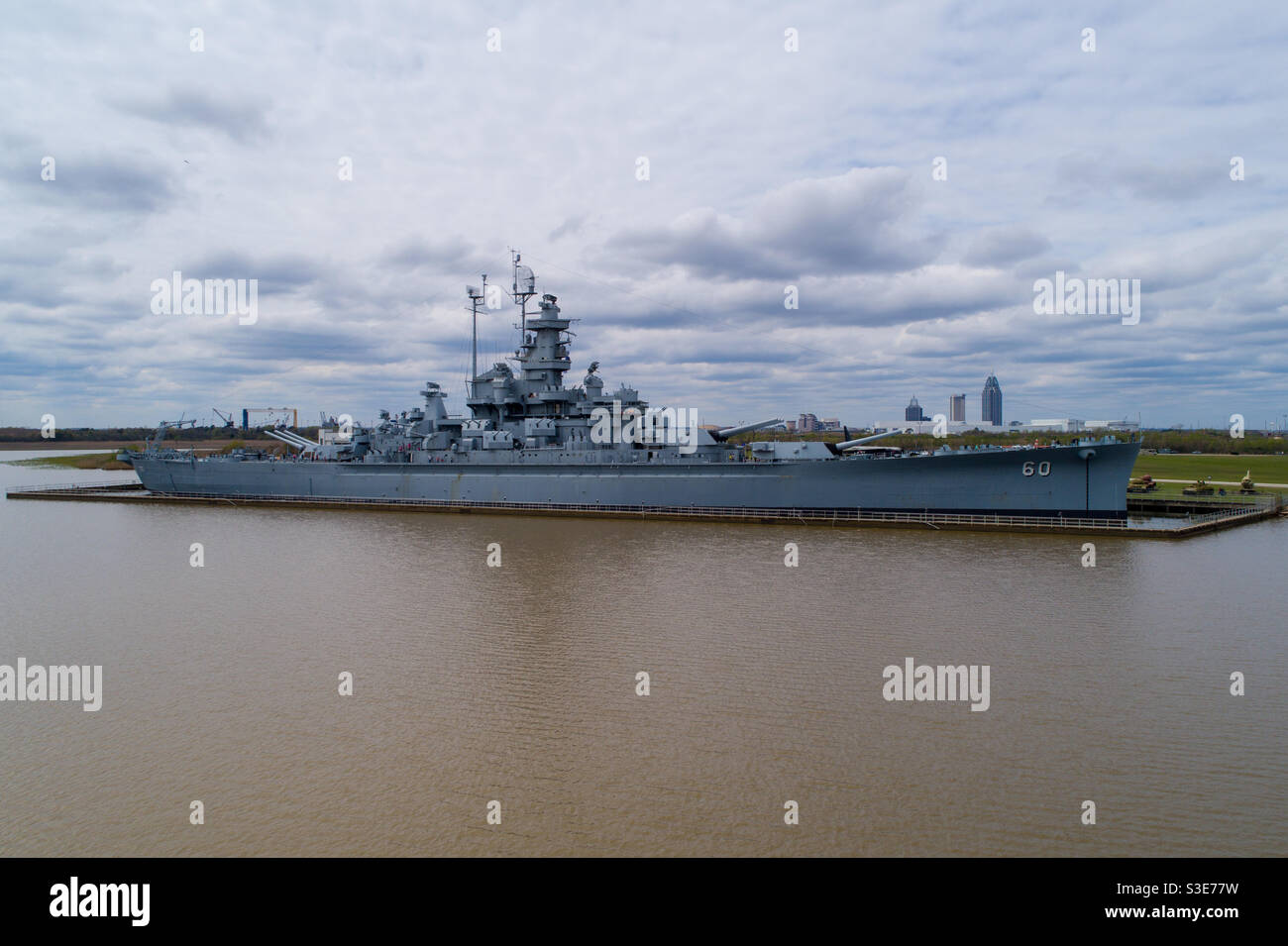 The USS Alabama battleship Stock Photo - Alamy