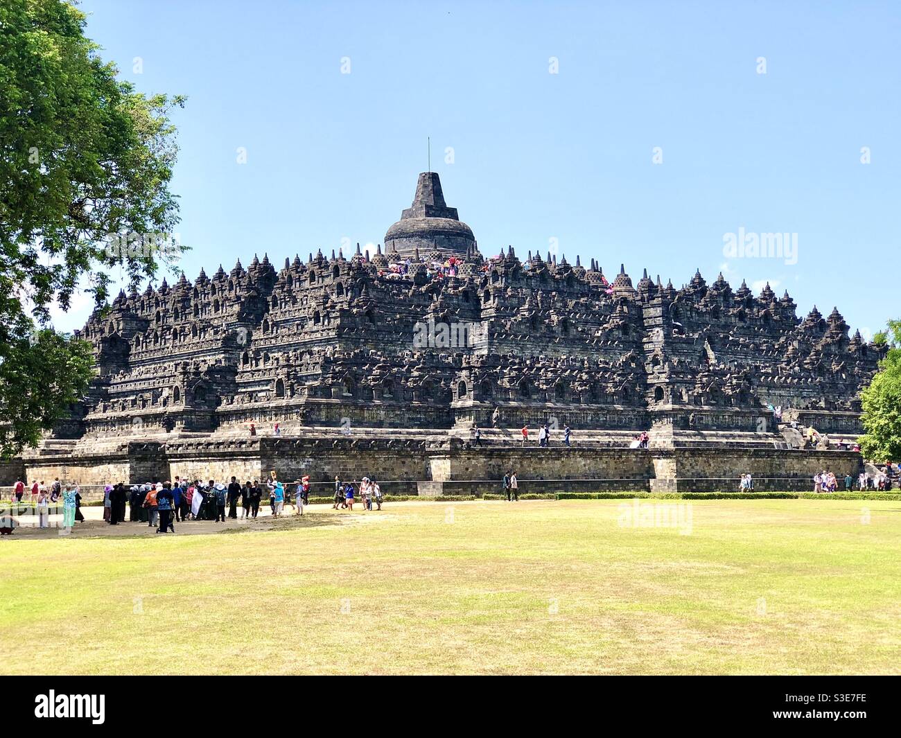 Borobudur temple , Magelang regency, Central Java,Indonesia Stock Photo ...