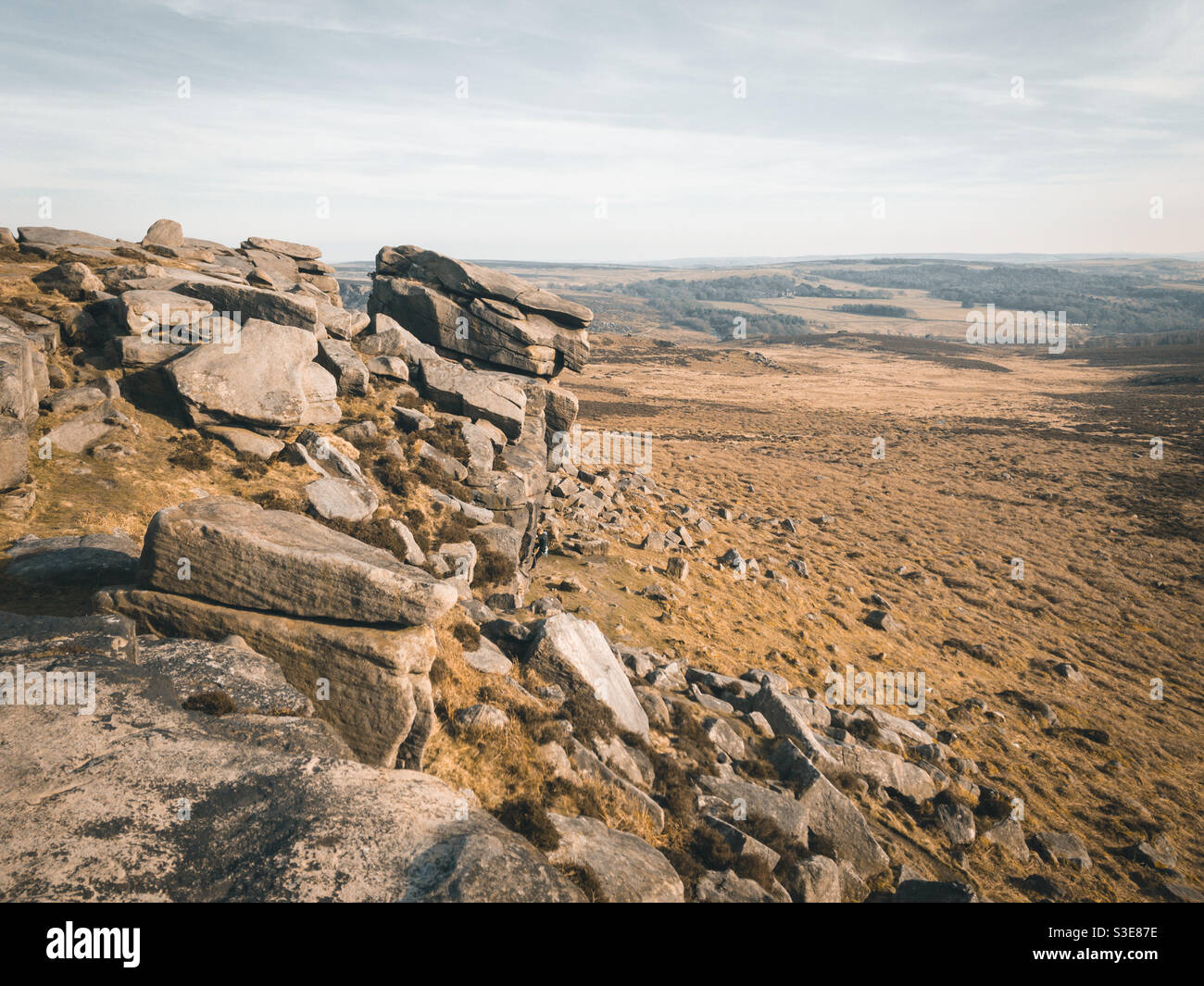 View from Higger Tor, Peak District, UK Stock Photo - Alamy