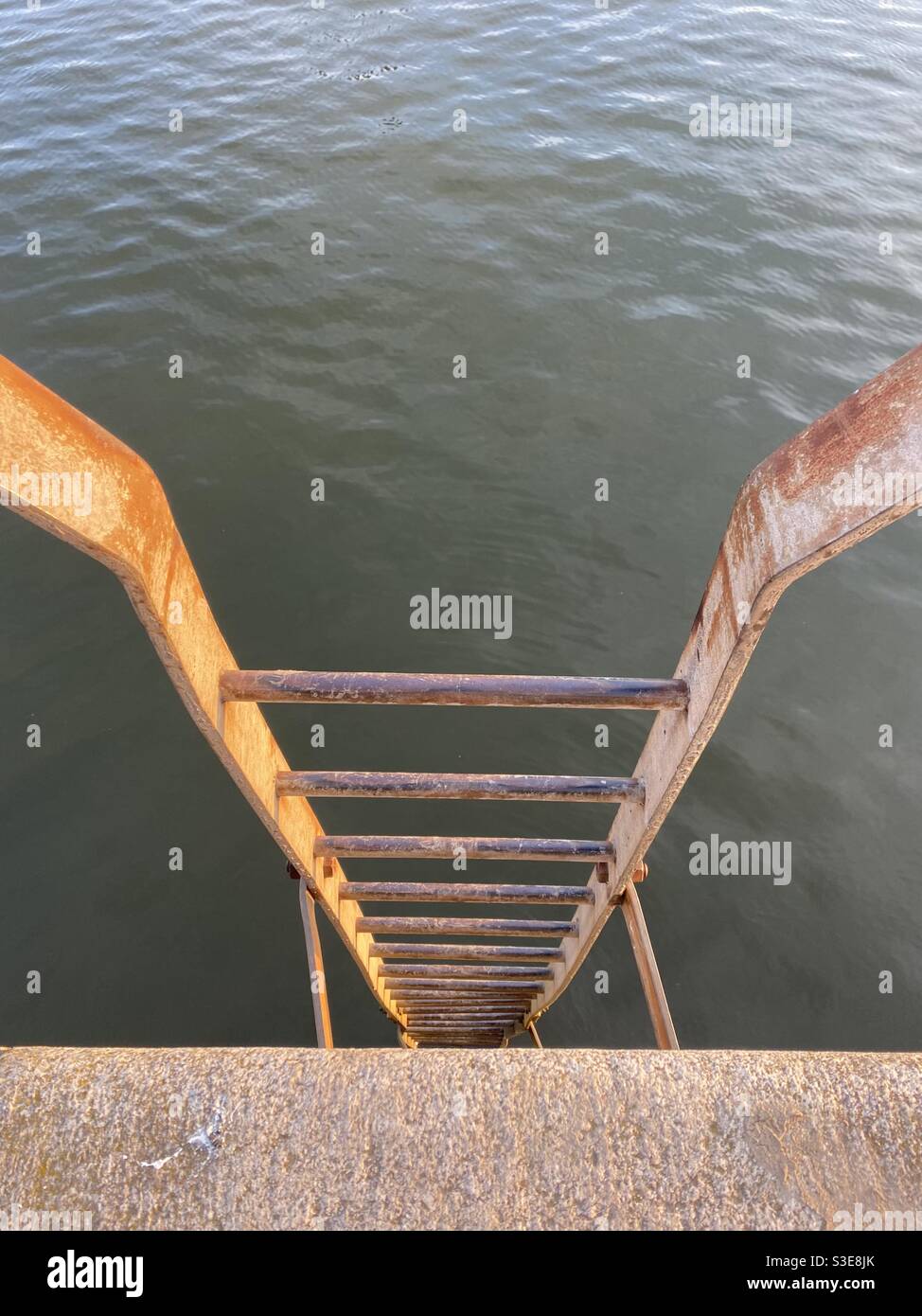 Ladder river hi-res stock photography and images - Alamy