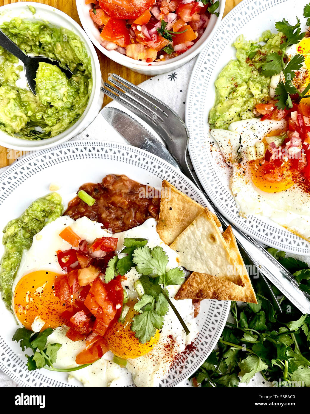 Mexican inspired brunch Stock Photo - Alamy