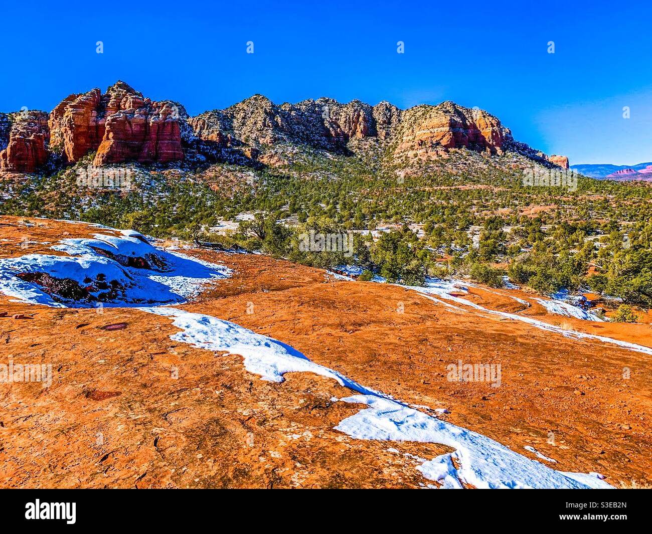 Sedona snow hiking hi-res stock photography and images - Alamy