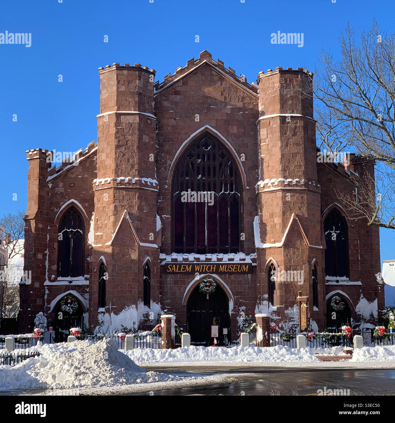 December, 2020, Salem Witch Museum, Salem, Massachusetts, United States ...