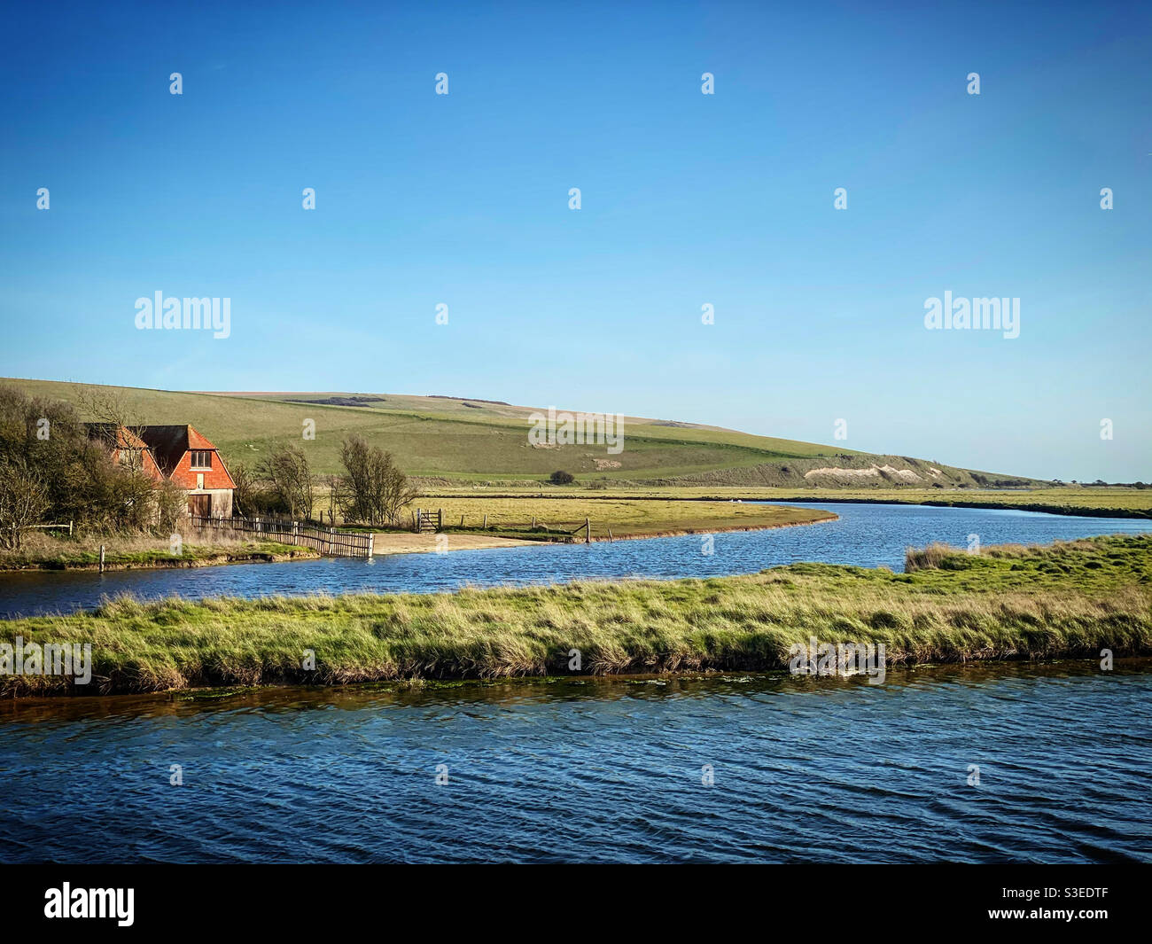 Cuckmere meander hi-res stock photography and images - Alamy