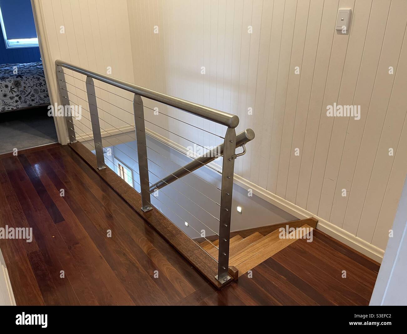 Stainless steel staircase hi-res stock photography and images - Alamy