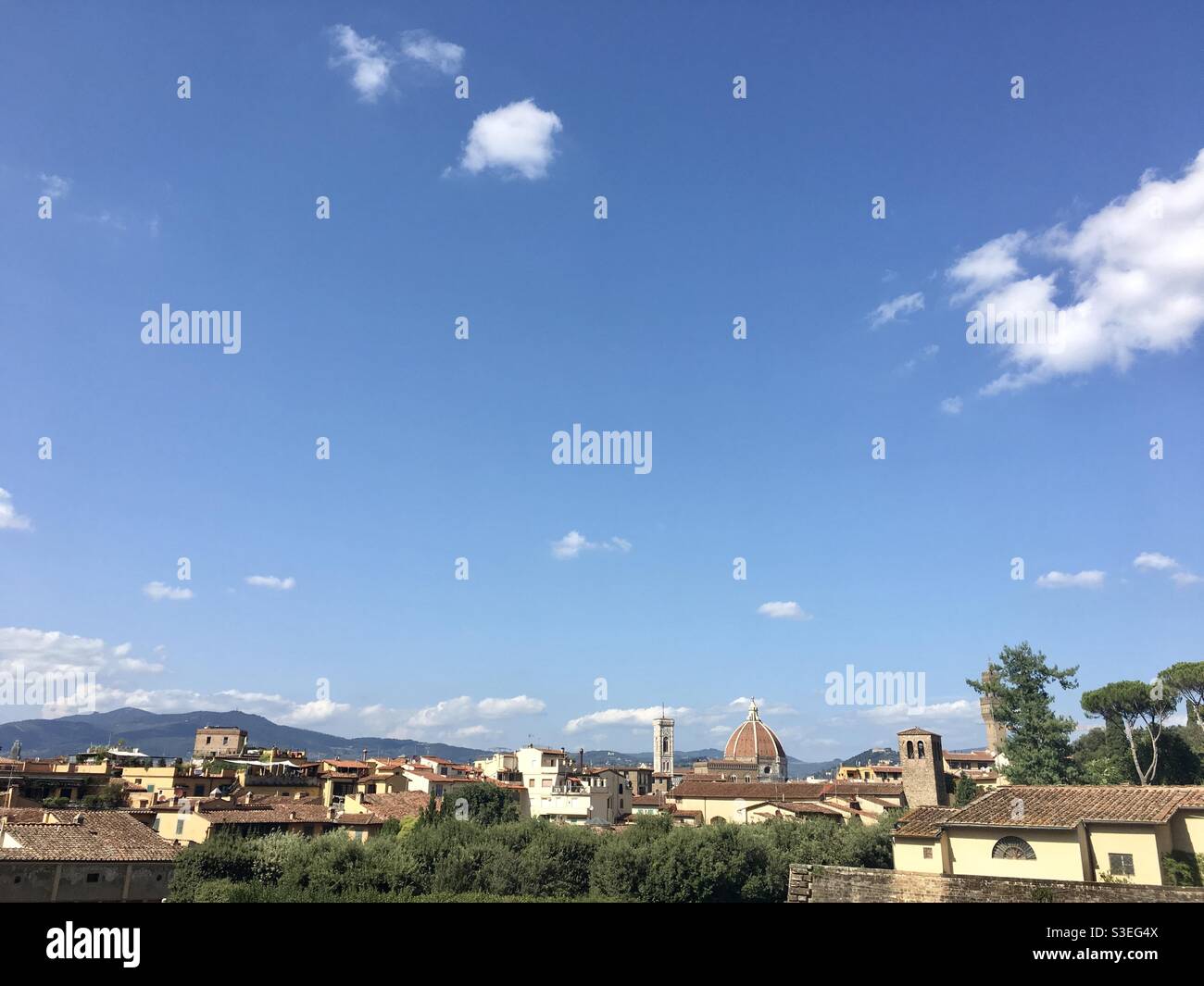 Florence roofs hi-res stock photography and images - Alamy