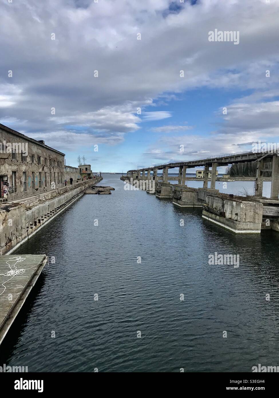 Hara submarine dock Stock Photo - Alamy