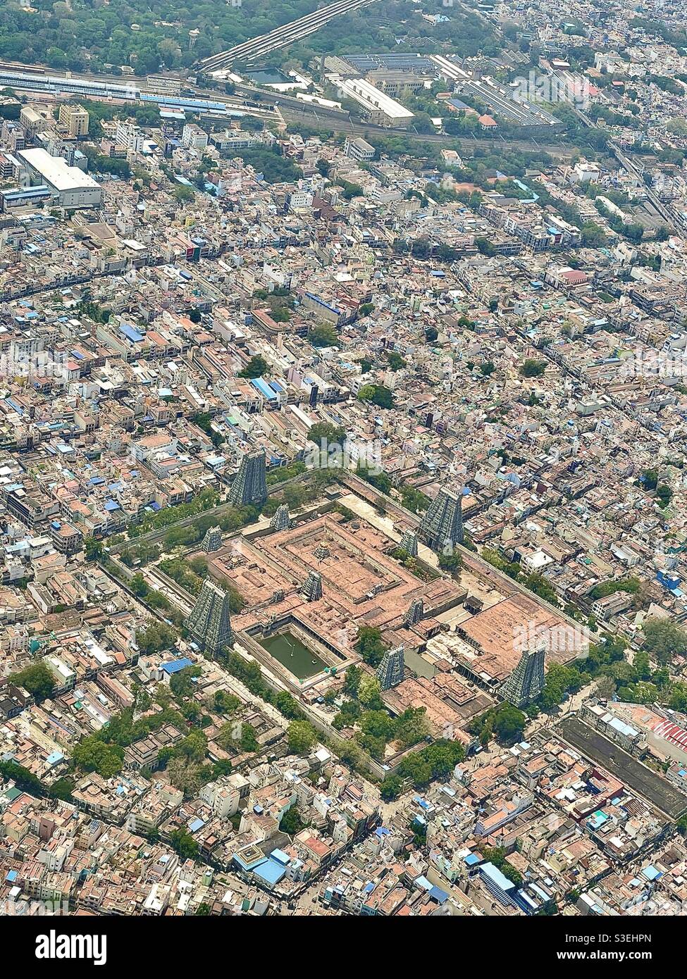 Madurai aerial hi-res stock photography and images - Alamy