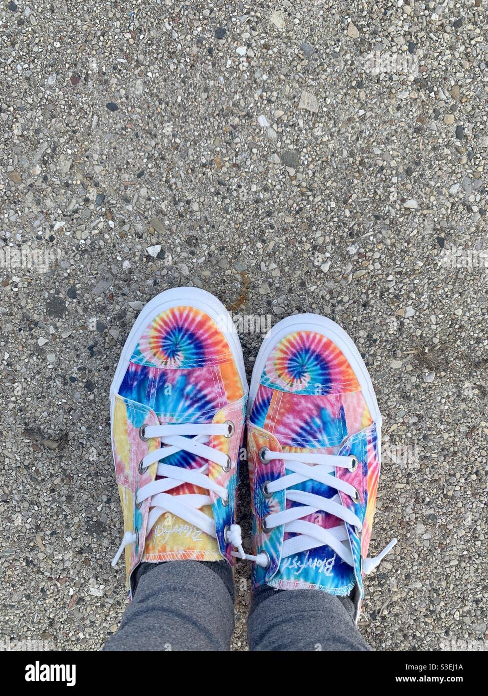 Shoes from above hi-res stock photography and images - Alamy