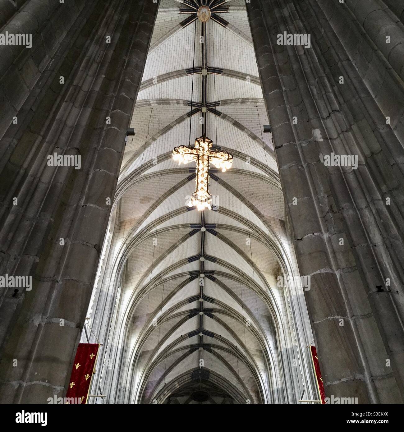 Cross illuminated hi-res stock photography and images - Alamy