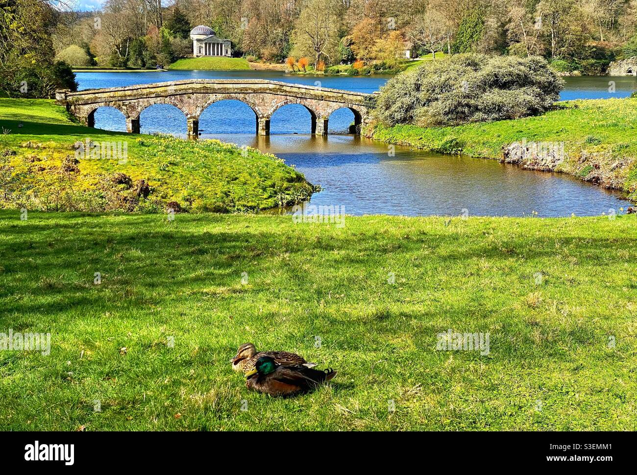 Stourhead national trust Stock Photo - Alamy