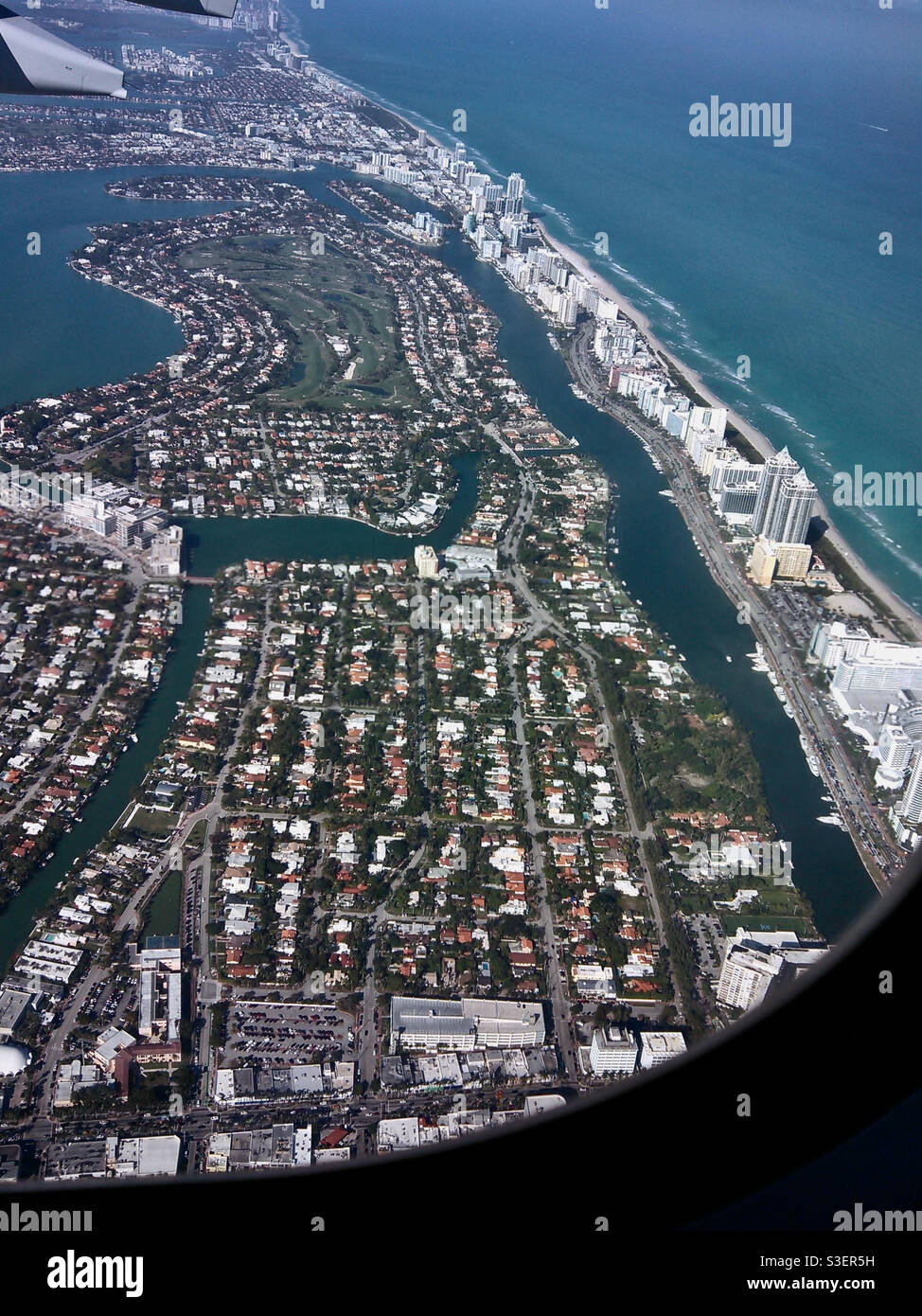 Miami from above Stock Photo - Alamy