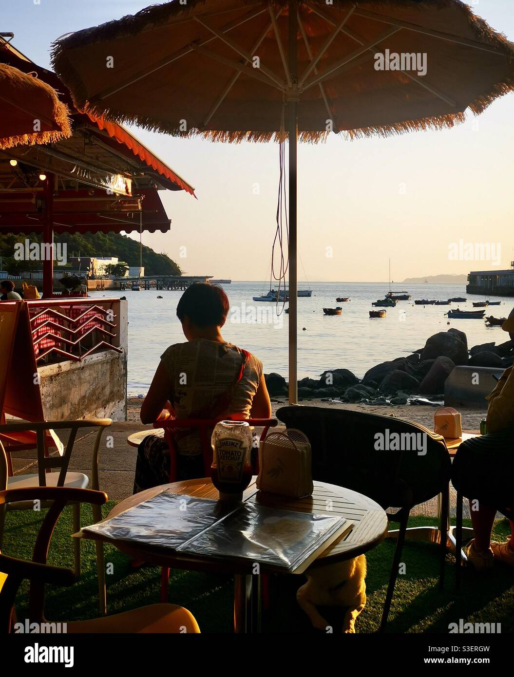 The Jay Bird cafe on Lamma island in Hong kong Stock Photo - Alamy