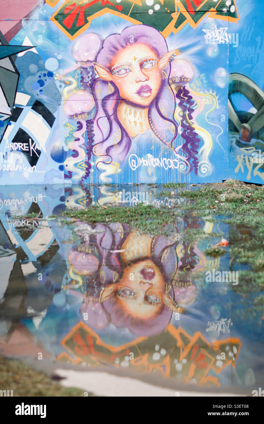 Puddle art hi-res stock photography and images - Alamy