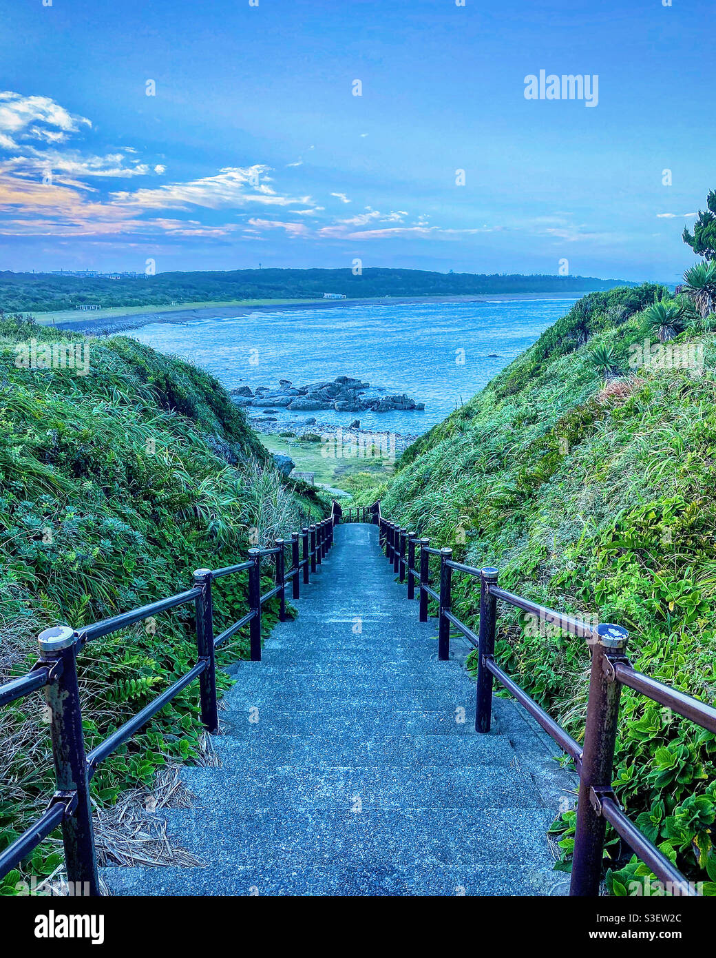 Pathway on beach hi-res stock photography and images - Alamy