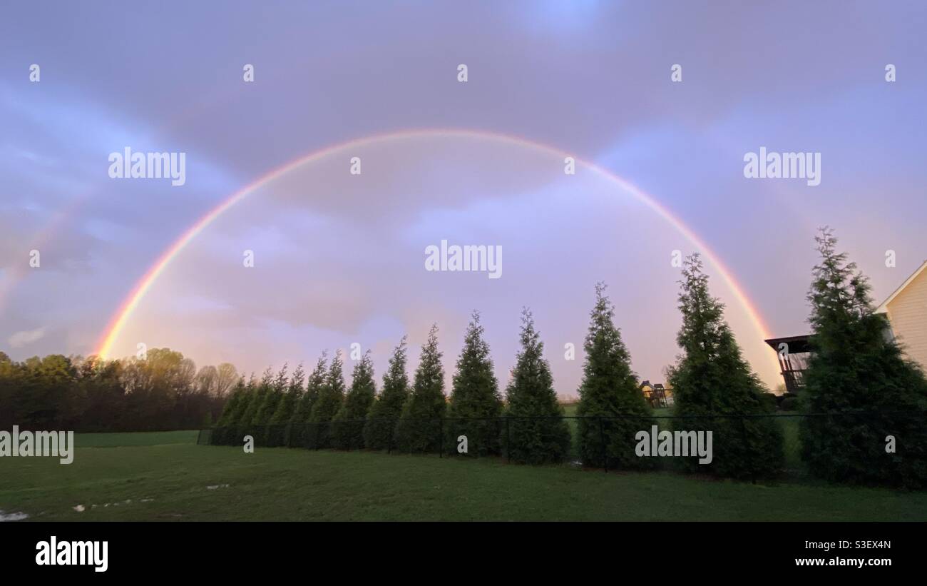 Rainbow double rainbow hi-res stock photography and images - Alamy