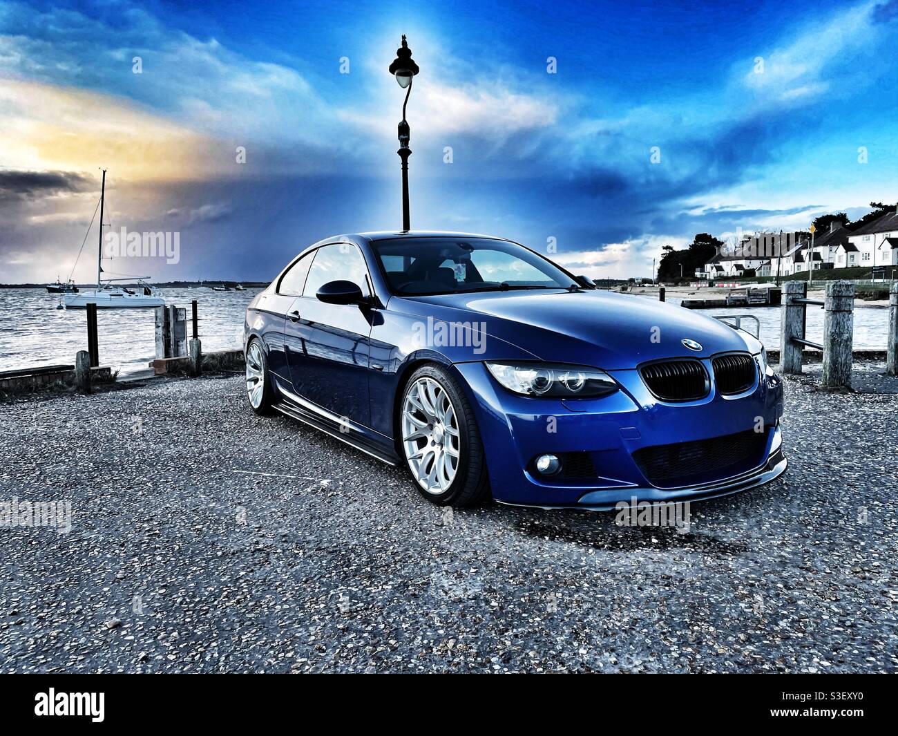 BMW 3 series car Stock Photo - Alamy