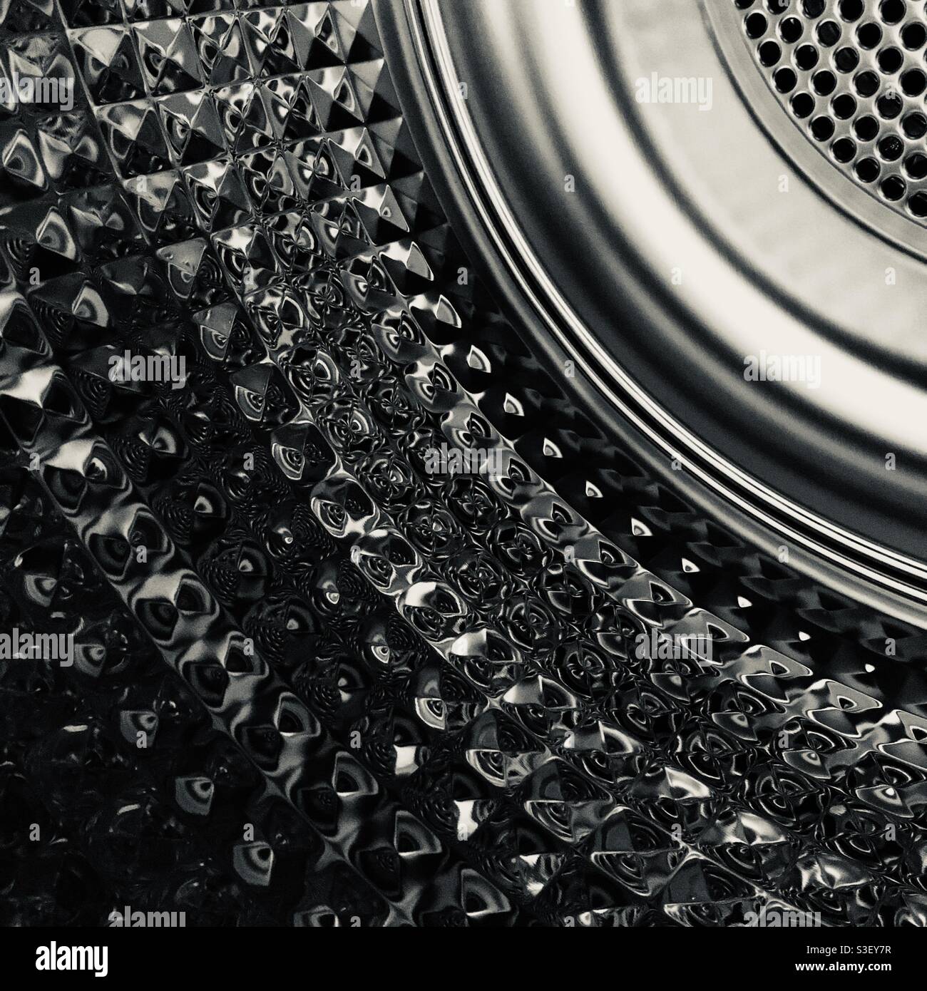 Black and white inside a dryer hi-res stock photography and images - Alamy