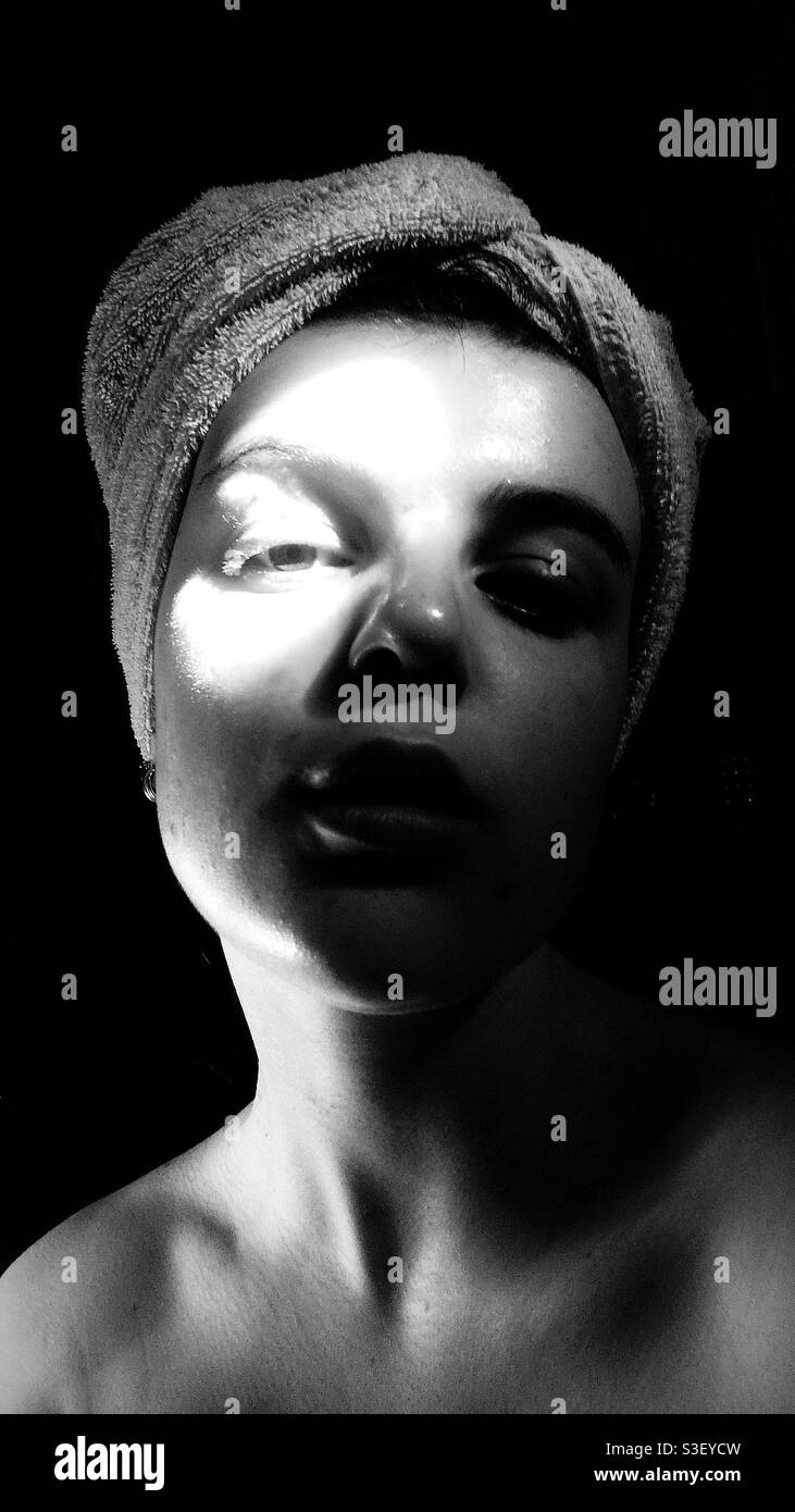 Self portrait in natural light Stock Photo - Alamy