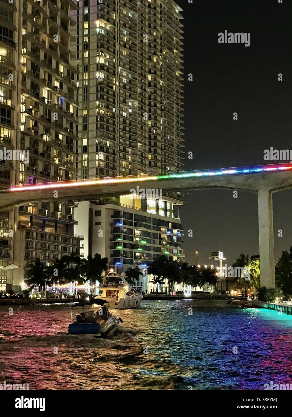 Miami water boat hi-res stock photography and images - Alamy