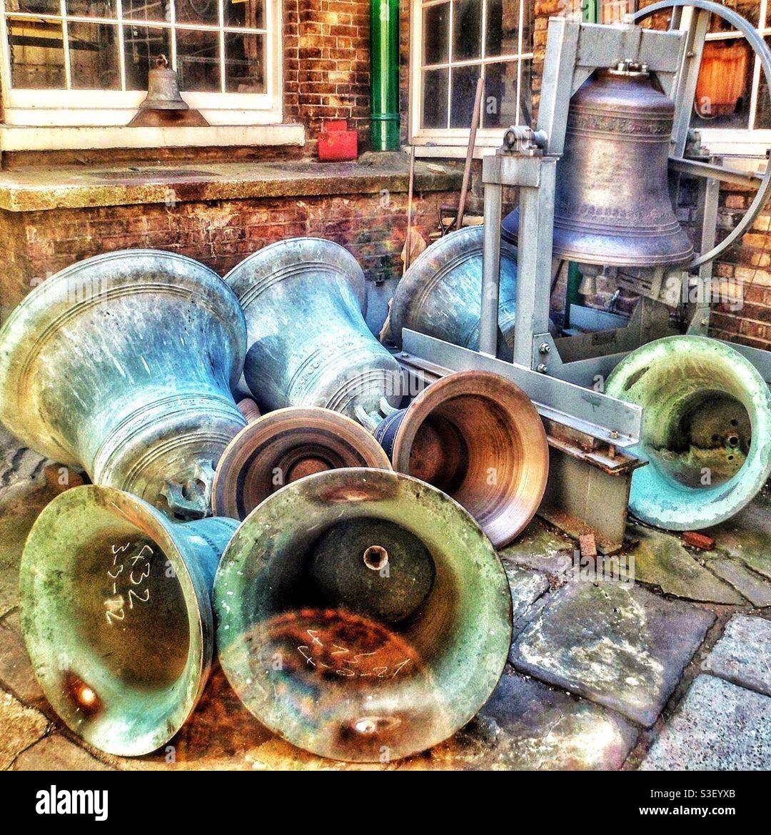 Making church bells hi-res stock photography and images - Alamy