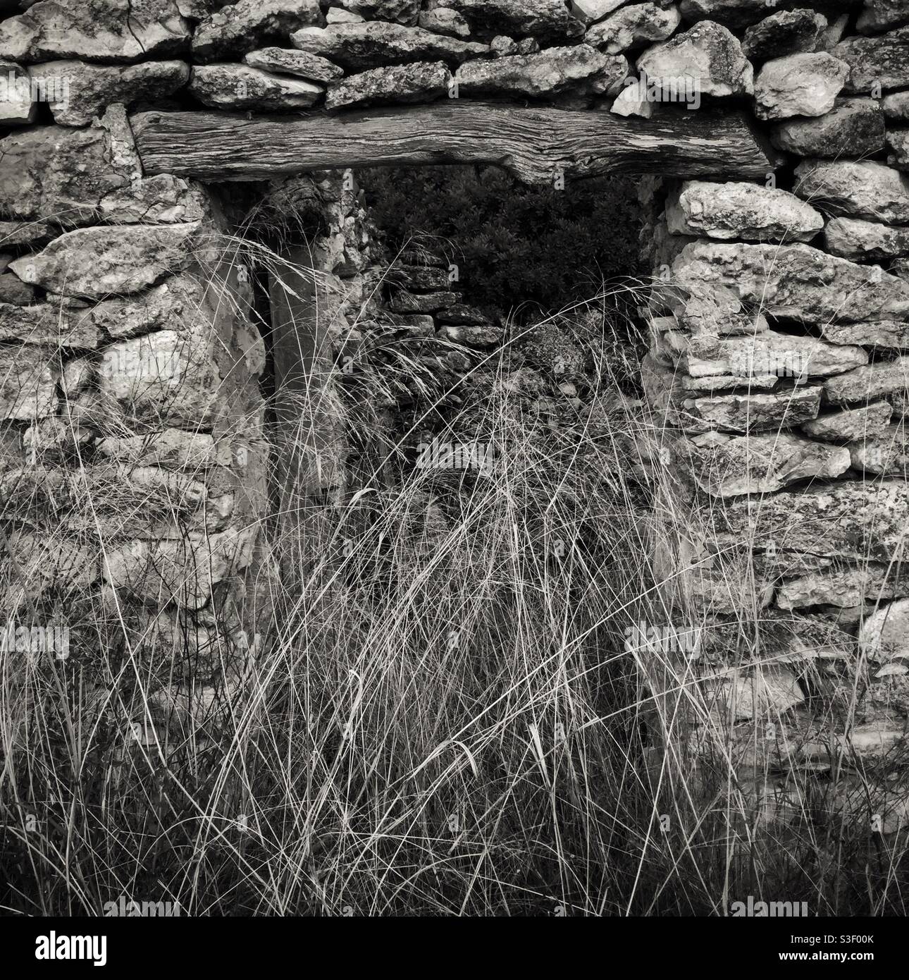 Traditional stone hut, Catalonia, Spain Stock Photo - Alamy
