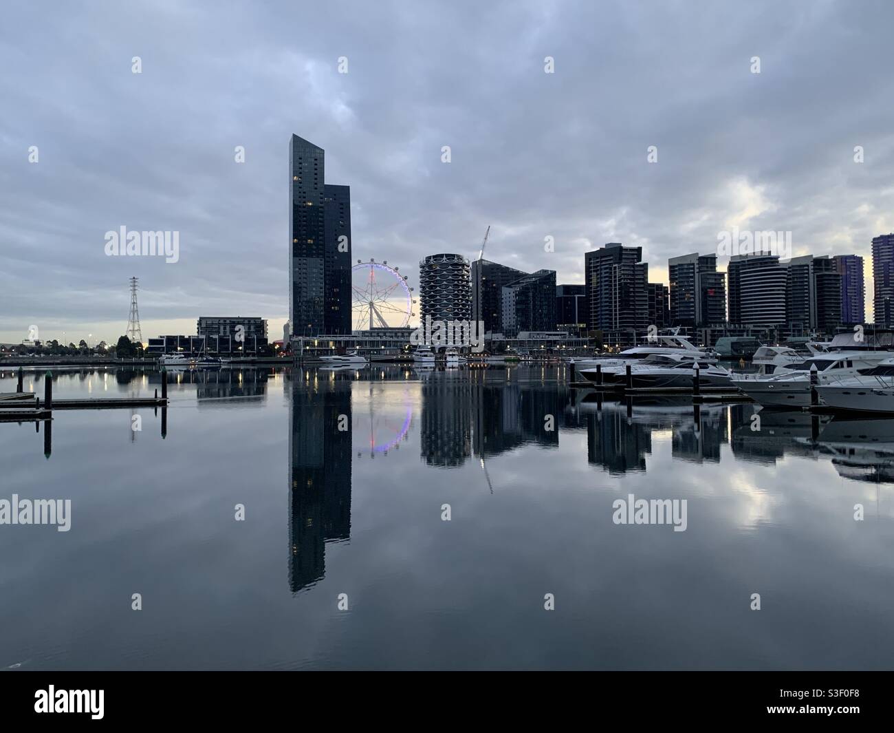Melbourne docklands skyline hi-res stock photography and images - Alamy