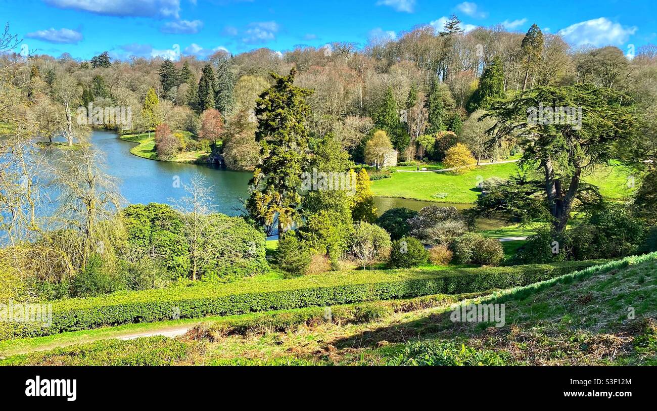 Stourhead national trust Stock Photo - Alamy
