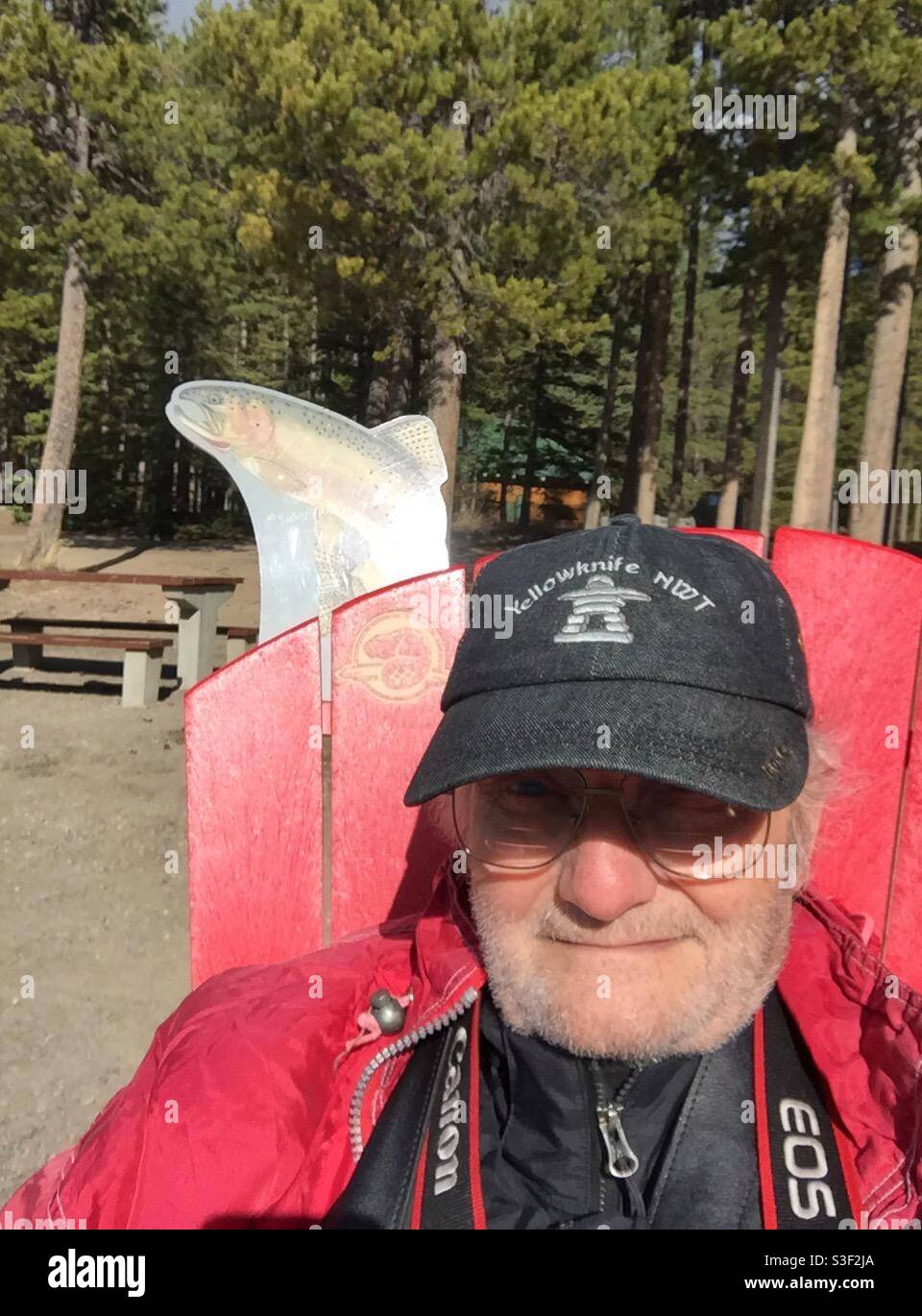 Mountain man, Canadian Rockies, Alberta, Canada, Rocky Mountains ...