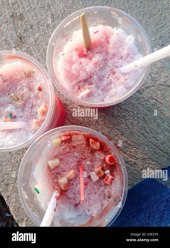 Scramble, pinoy shaved ice Stock Photo - Alamy