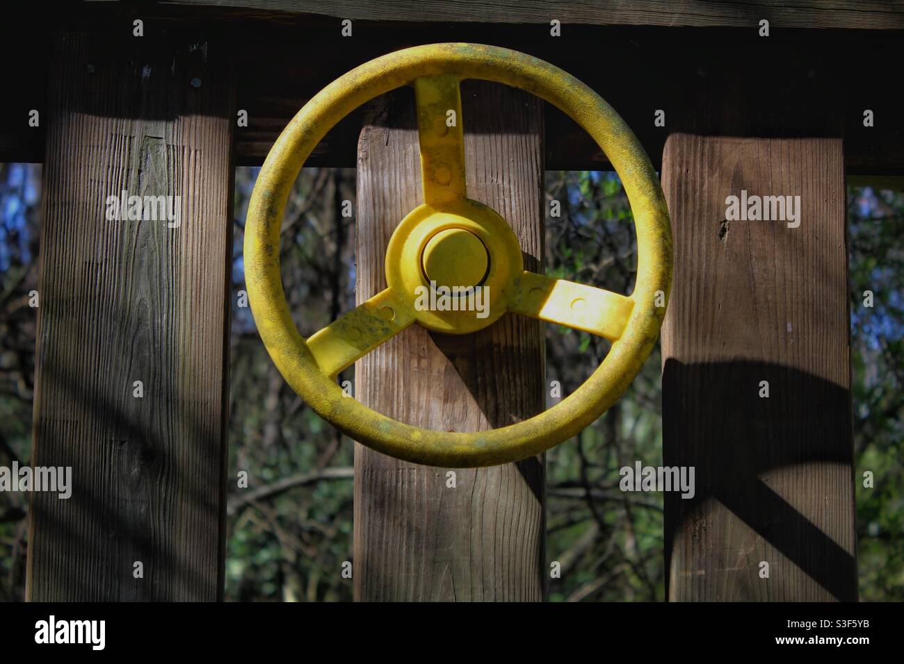 Take control of the wheel of life. Don’t let life control you Stock ...