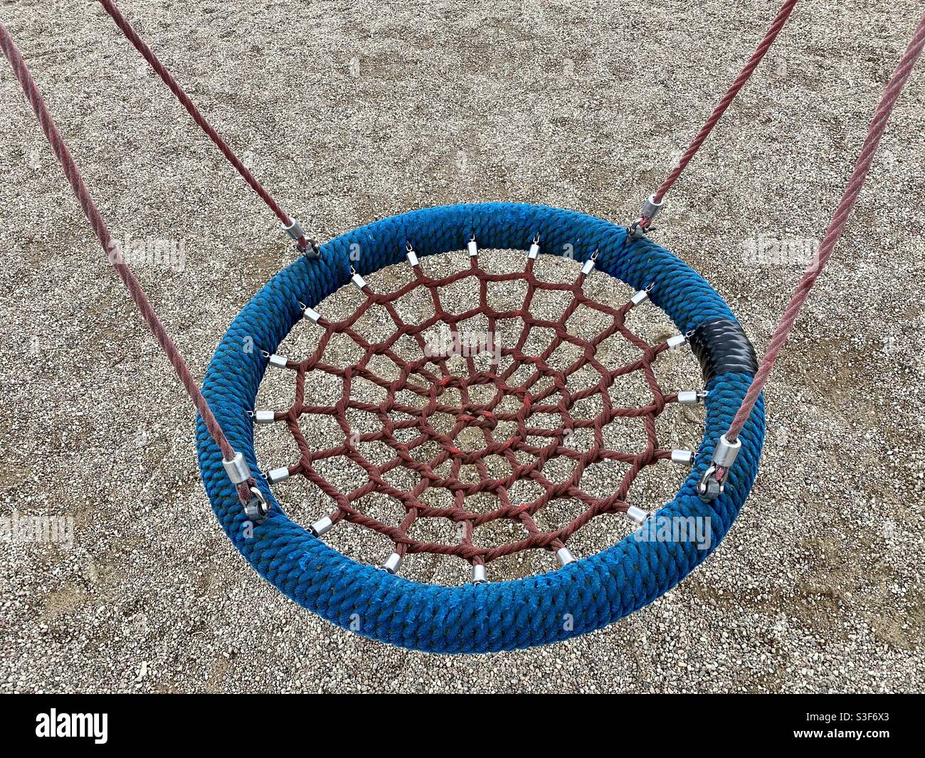 Playground kids swing hi-res stock photography and images - Alamy