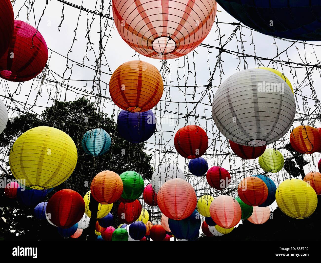 Colorful Chinese Lanter Stock Photo - Alamy