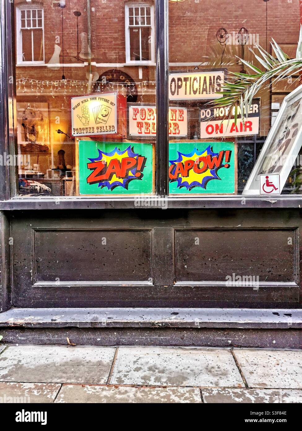 antiques shop window Stock Photo - Alamy