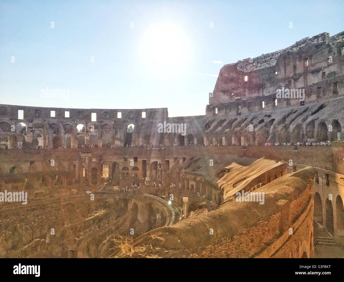 Inside The Colosseum Rome High Resolution Stock Photography and Images ...