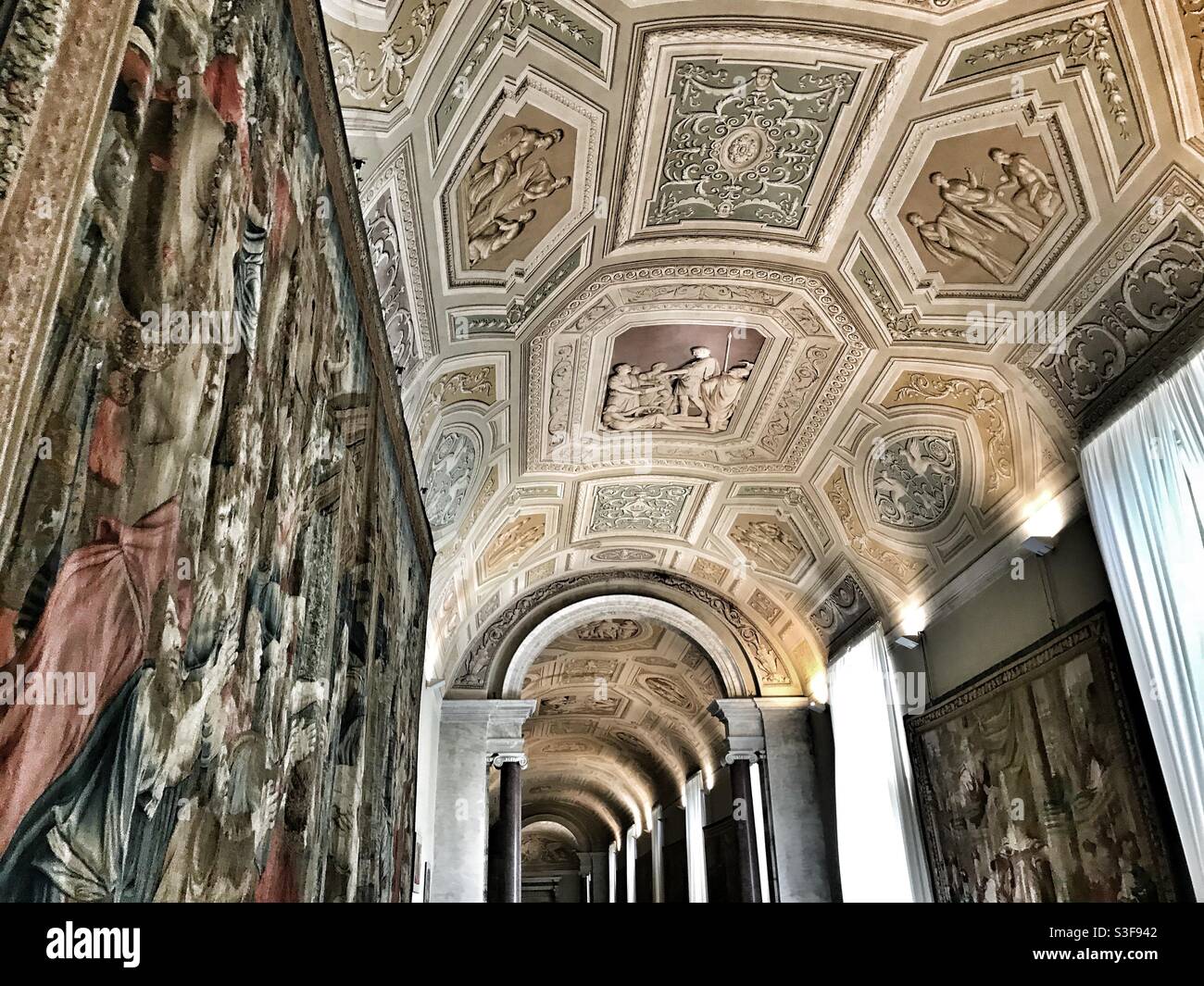 Vatican museum ceiling fresco hi-res stock photography and images - Alamy