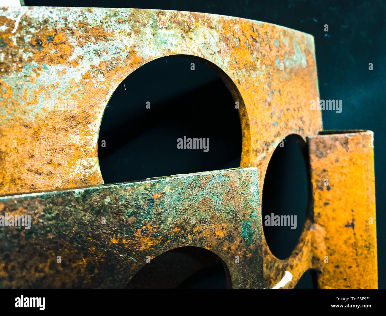 Curved rusty metal hi-res stock photography and images - Alamy