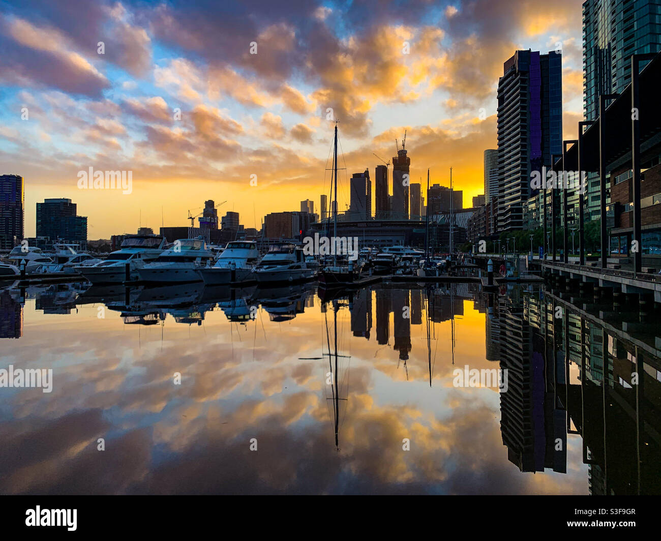 Docklands melbourne victoria australia hi-res stock photography and ...