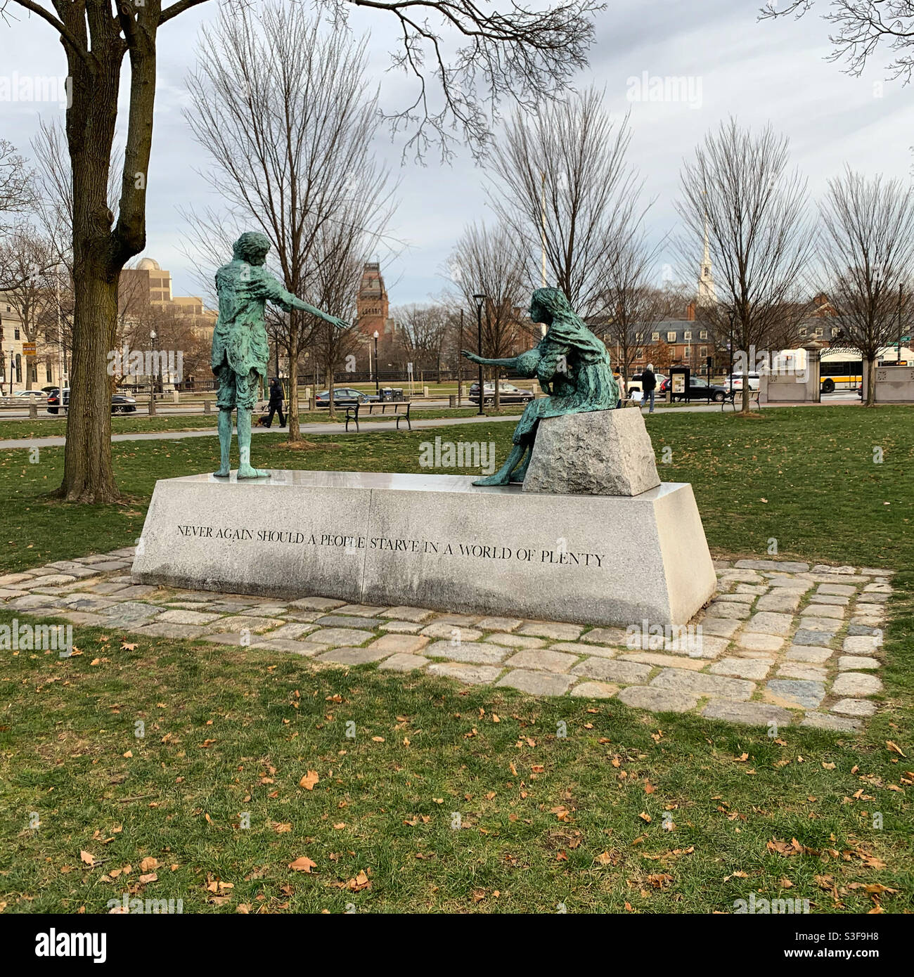 Irish Famine Memorial, Cambridge Common, Cambridge, Massachusetts ...