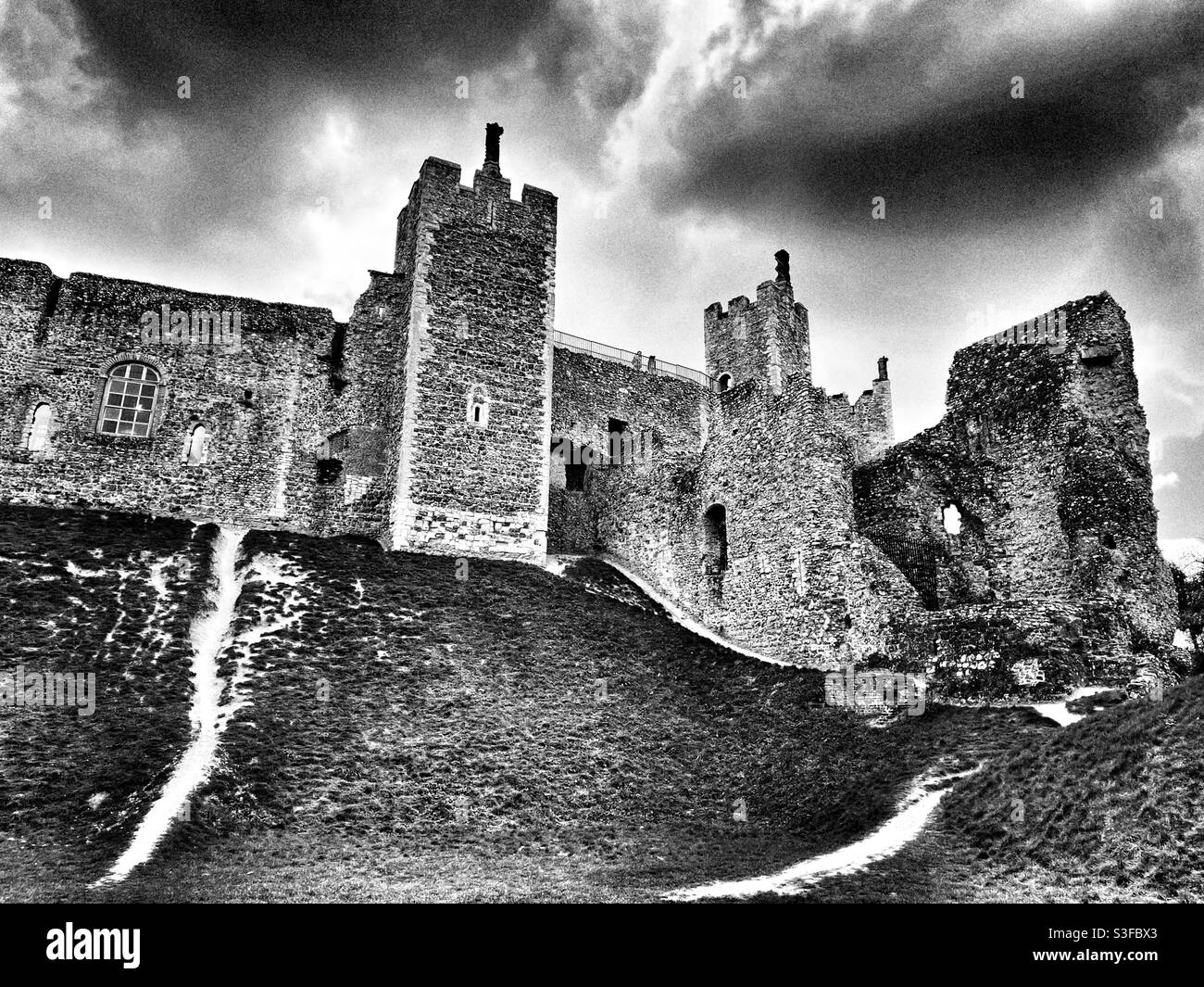 Framlingham Castle Suffolk England Stock Photo - Alamy