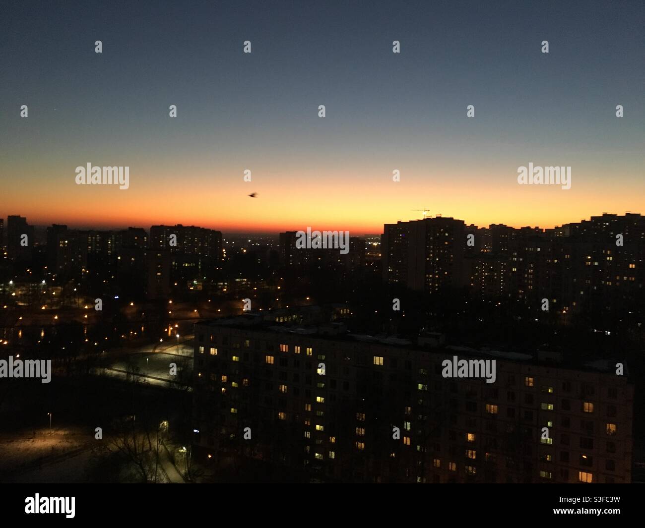 Moscow russia evening hi-res stock photography and images - Alamy