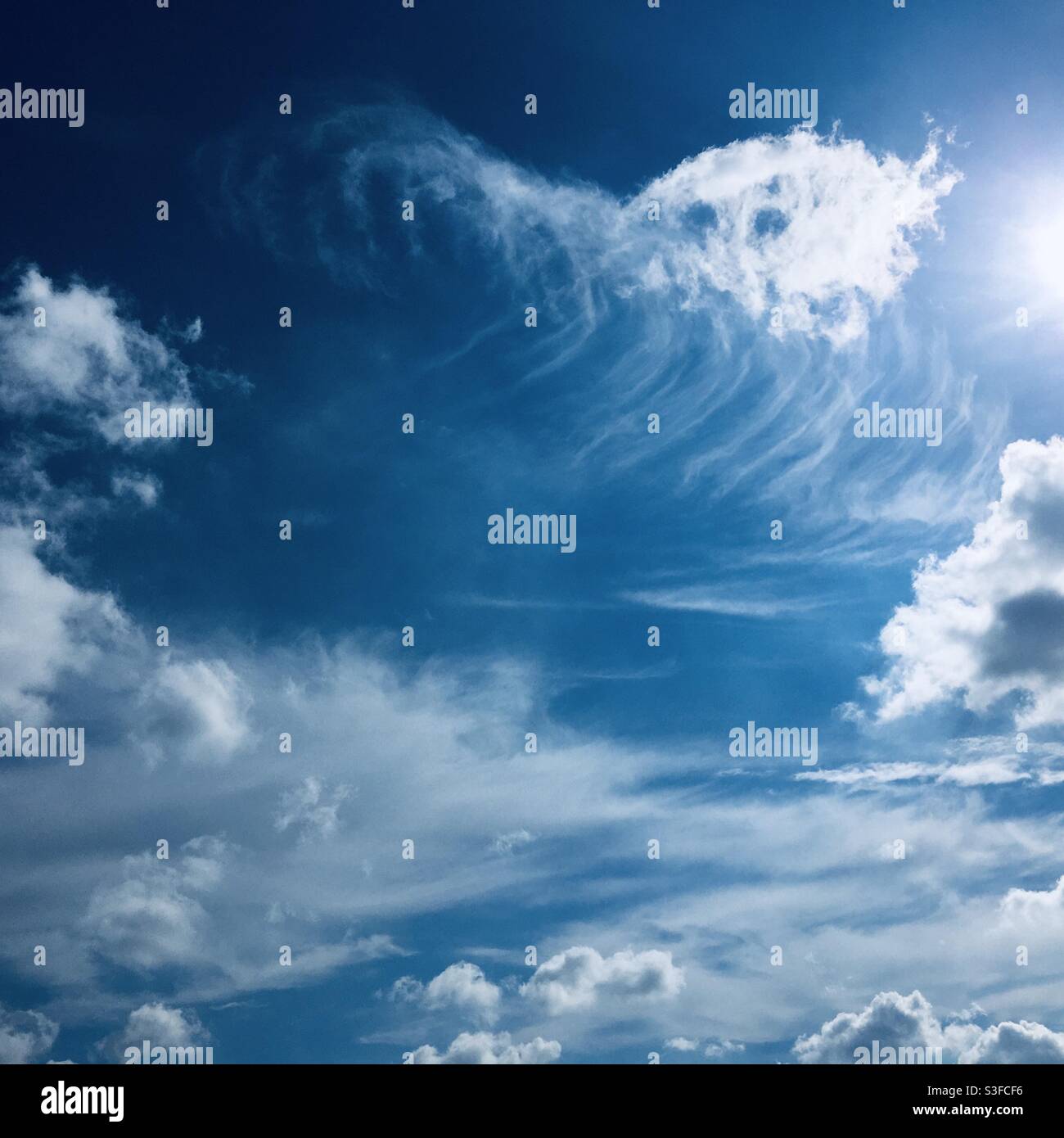 Weird cloud patterns hi-res stock photography and images - Alamy